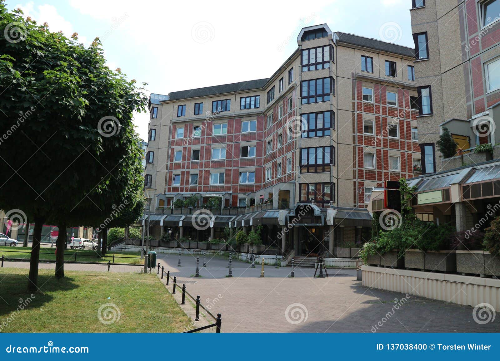 Typical gdr architecture stock photo. Image of union - 137038400