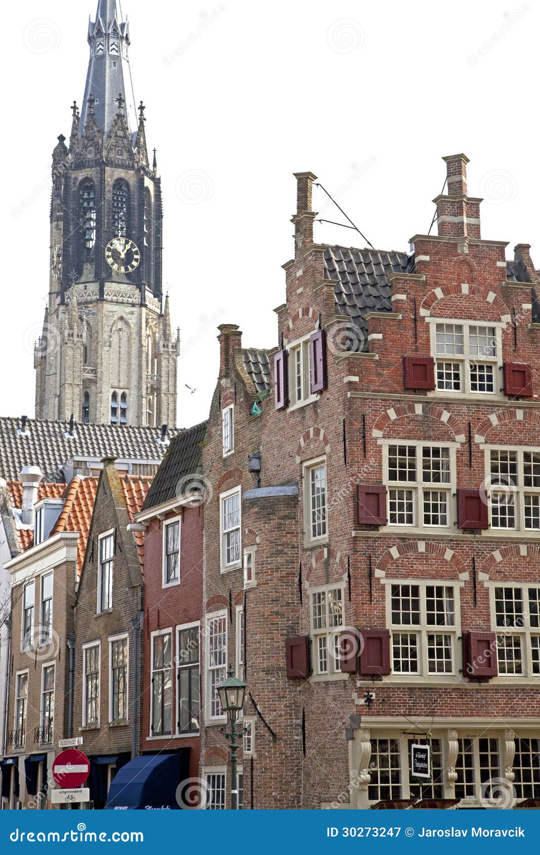 Delft architecture stock image. Image of facade, attraction - 30273247