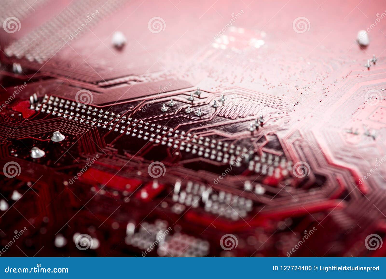 Typical Desktop Computer Baseboard Royalty-Free Stock Photography ...