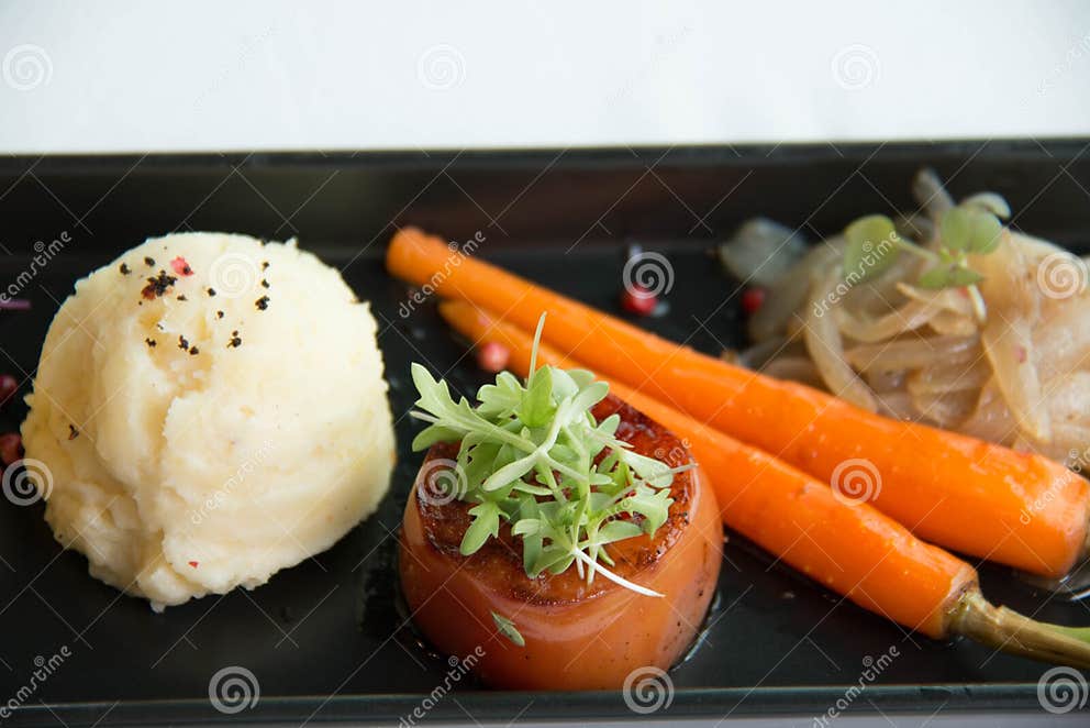 Typical Dinner Starters in Side Dishes Stock Photo - Image of sides ...