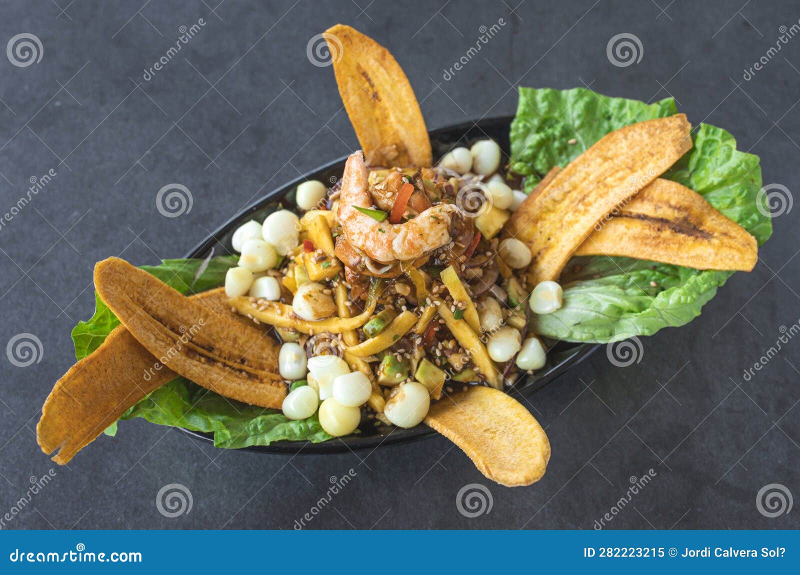 Typical Dish of Mexican and Peruvian Cuisine. Eviction with Fried ... Typical Dish of Mexican and Peruvian Cuisine. Eviction with Fried ...