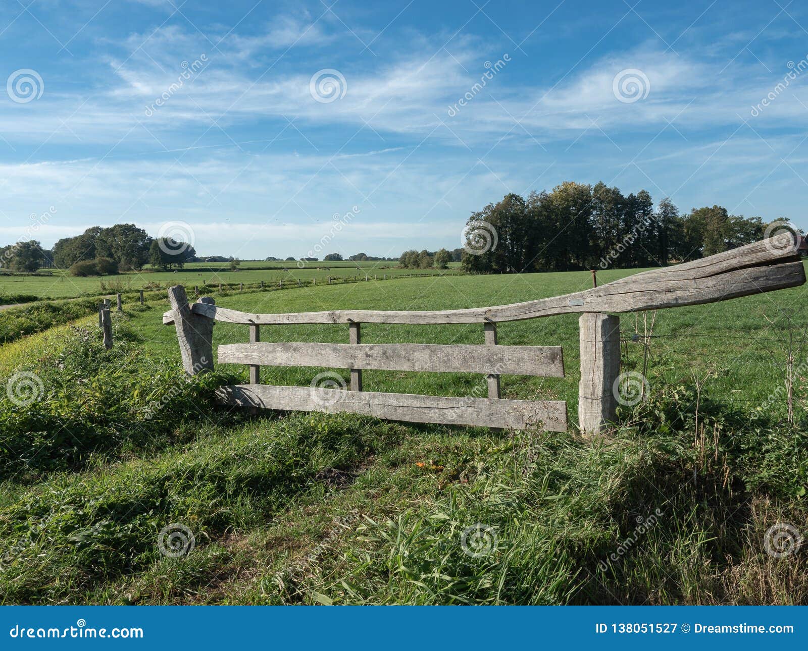 Typical Dutch Fence, Man Made Stock Image - Image of east, dutch: 138051527