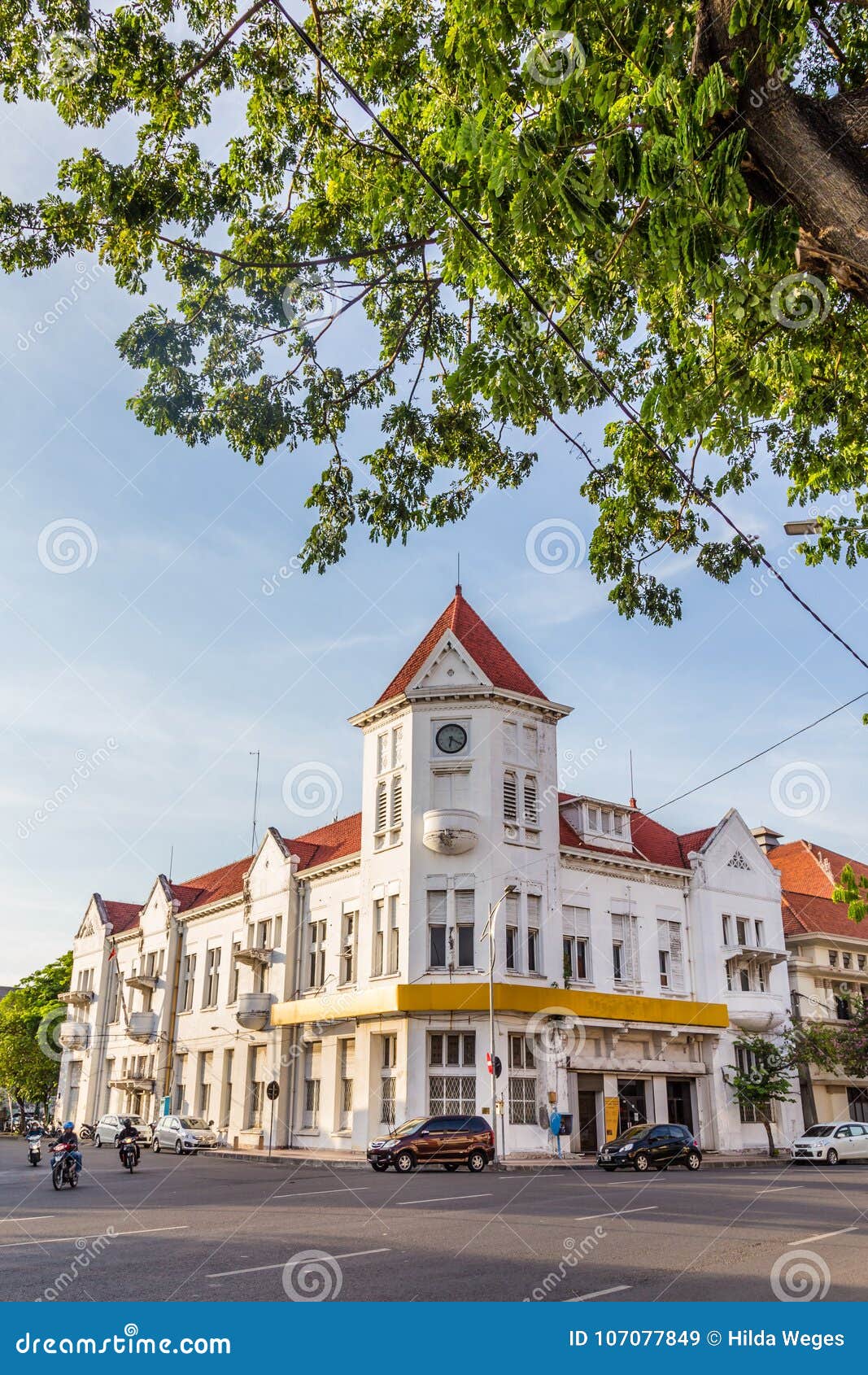 Colonial Building in Surabya Editorial Stock Image - Image of building ...
