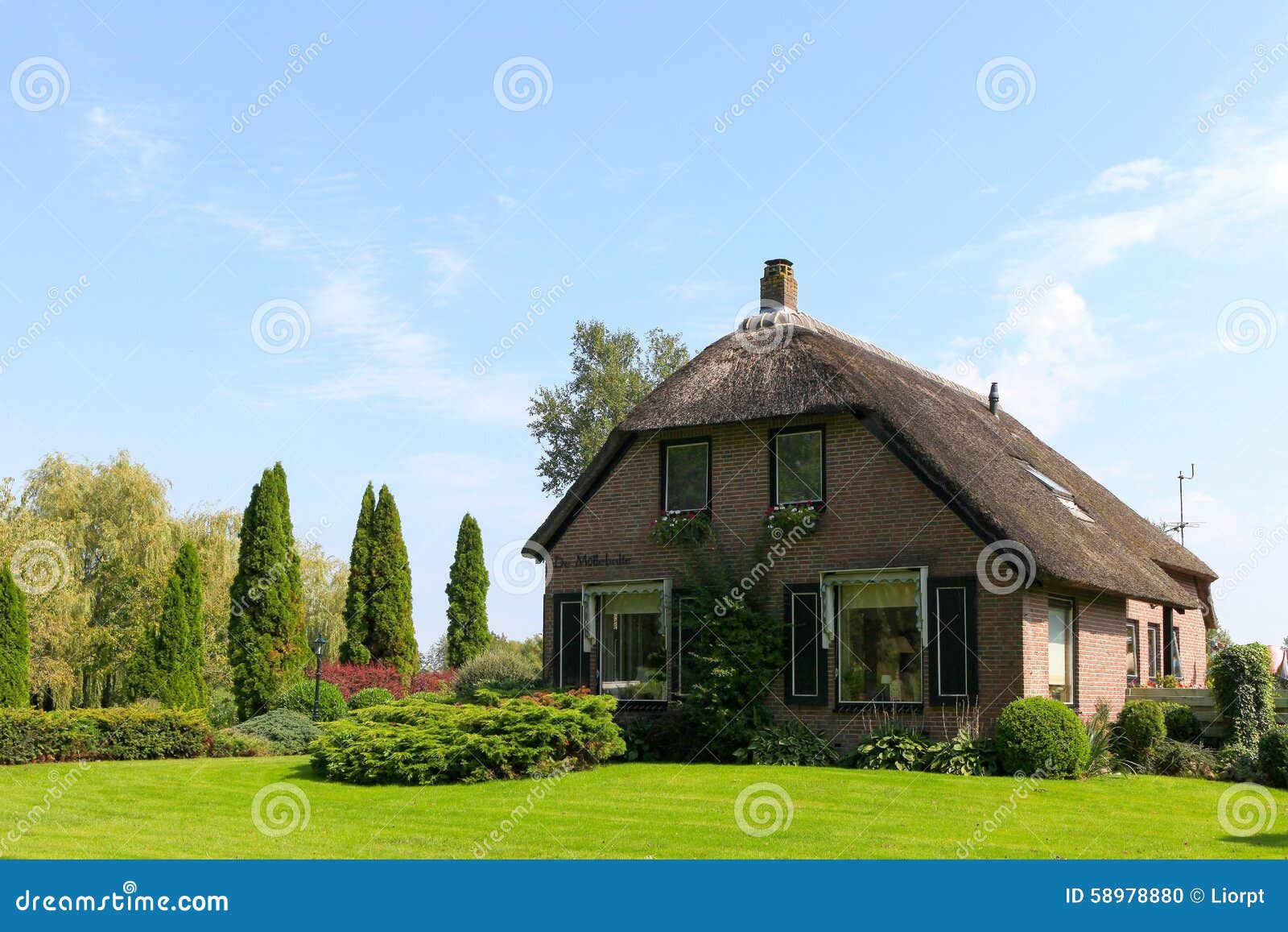 Typical Dutch house stock photo. Image of holland, architecture - 58978880