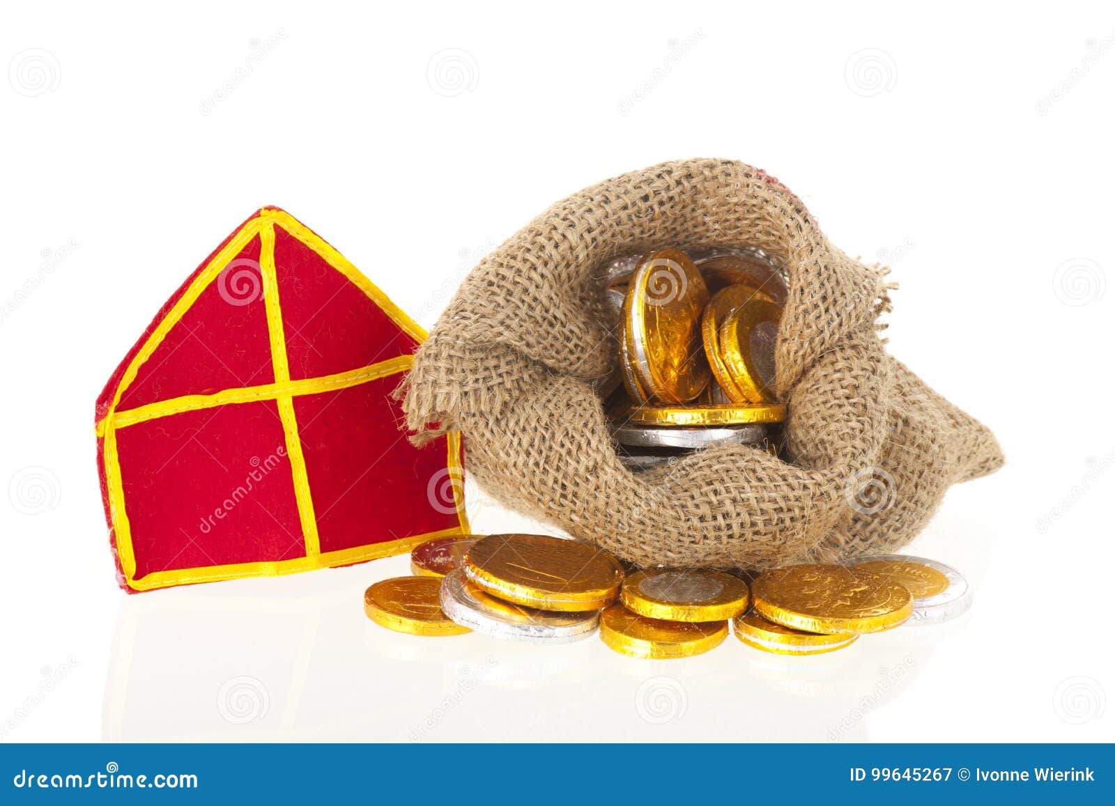 Typical Dutch Sinterklaas Candy Stock Image - Image of mitre ...