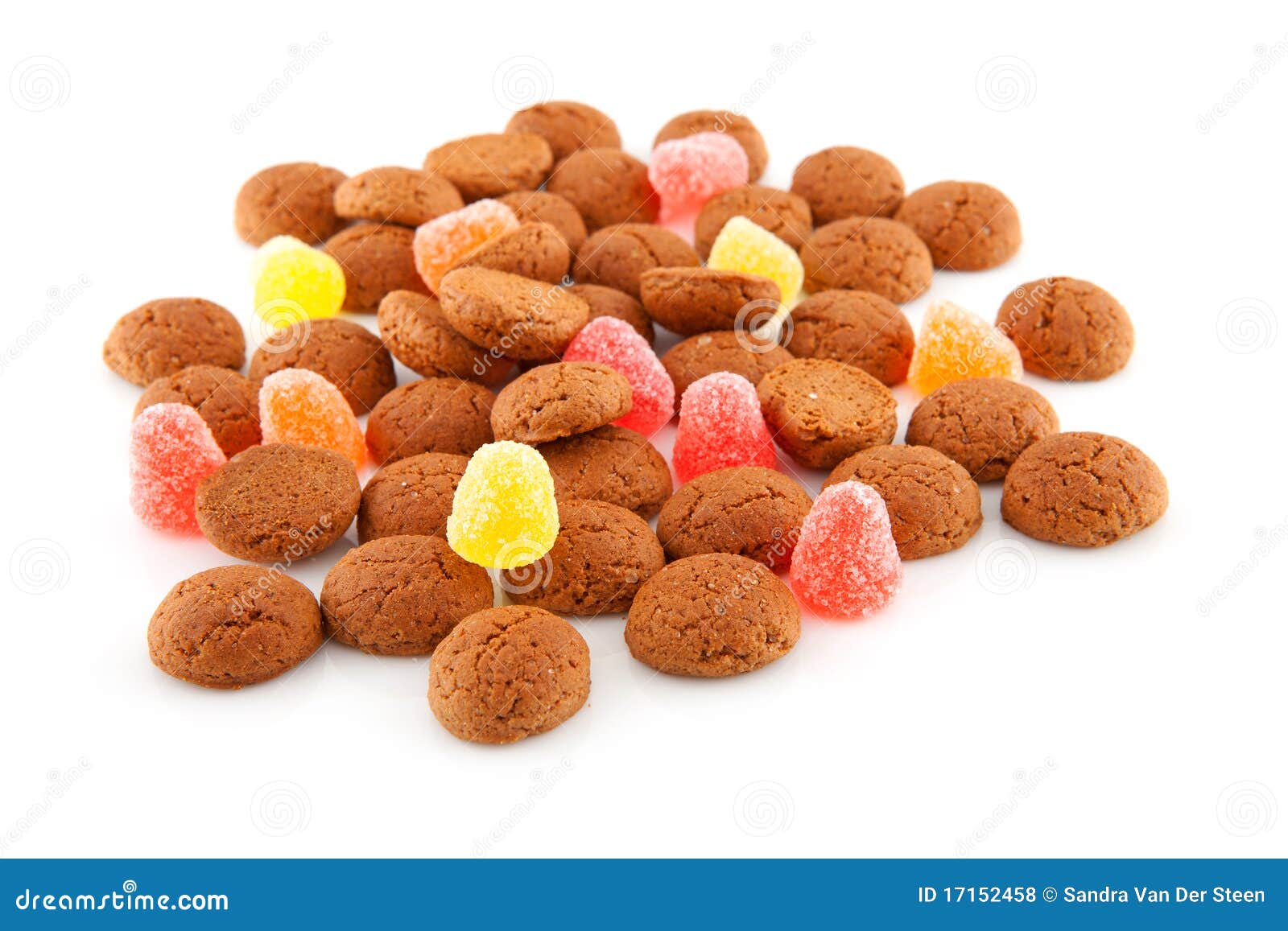 Typical Dutch Sweets: Pepernoten Stock Photo - Image of tradition ...