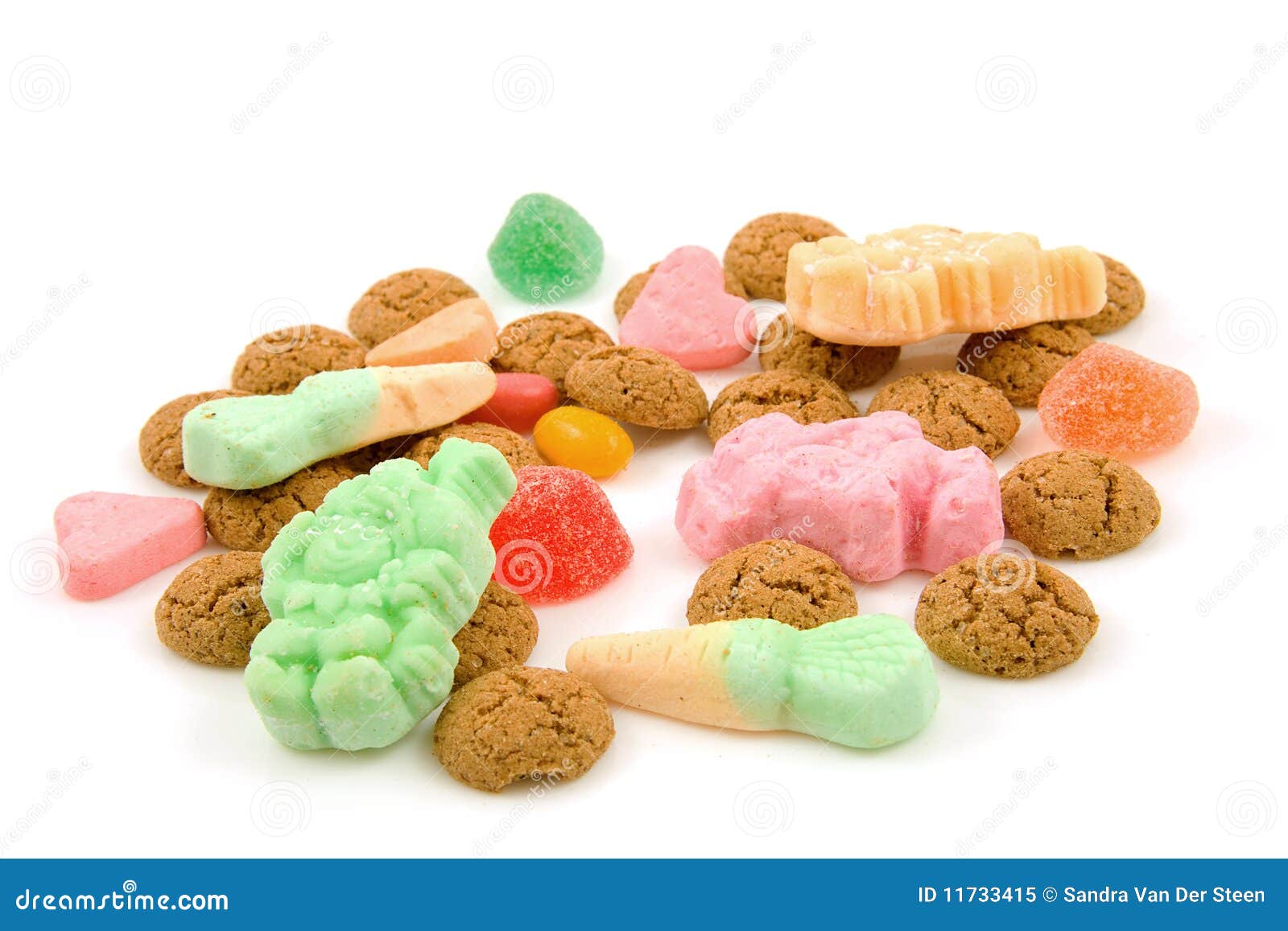 Typical Dutch Sweets: Pepernoten (ginger Nuts) Stock Image - Image of ...