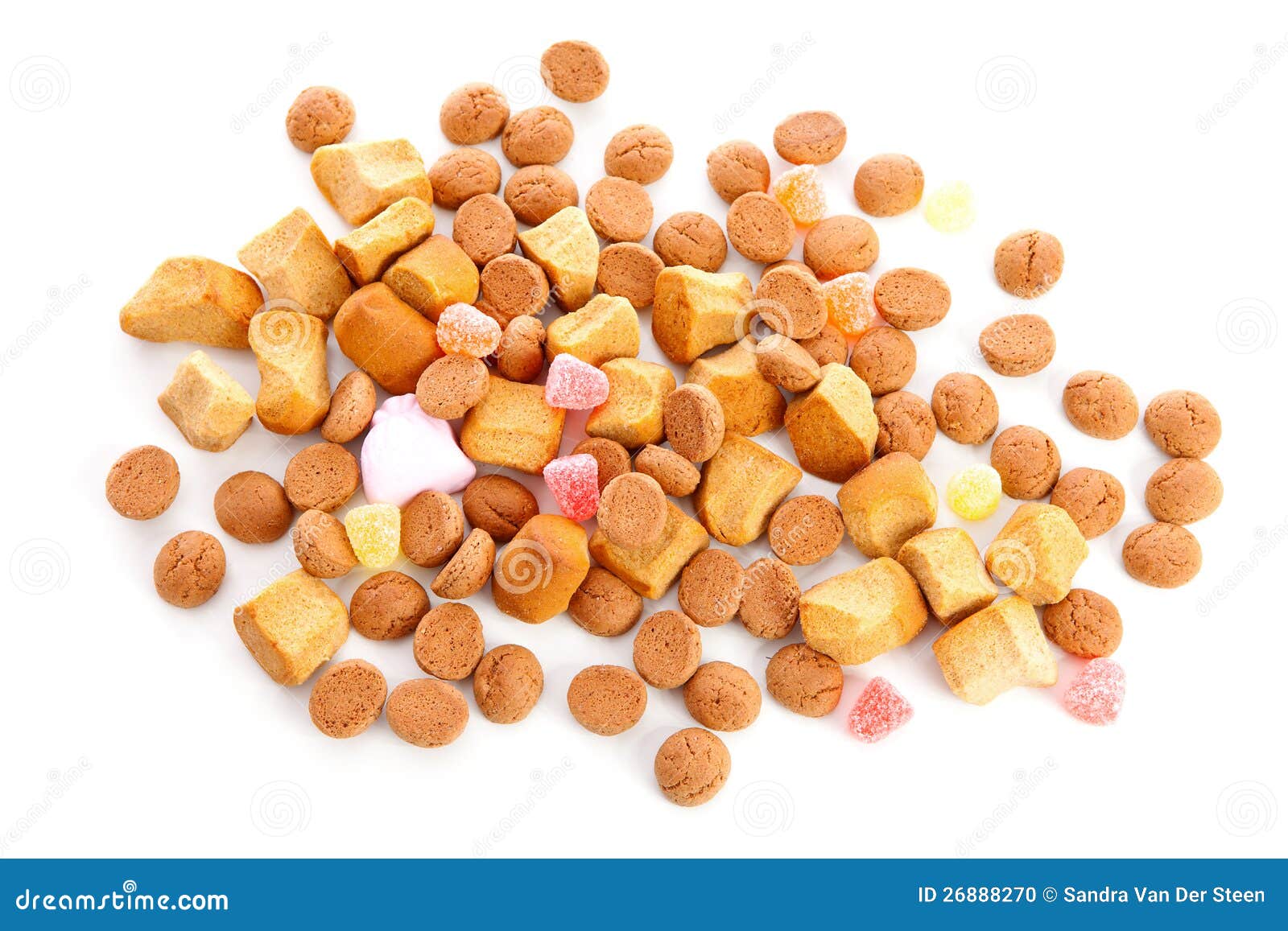 Typical Dutch Sweets: Pepernoten (ginger Nuts) Stock Photo - Image of ...