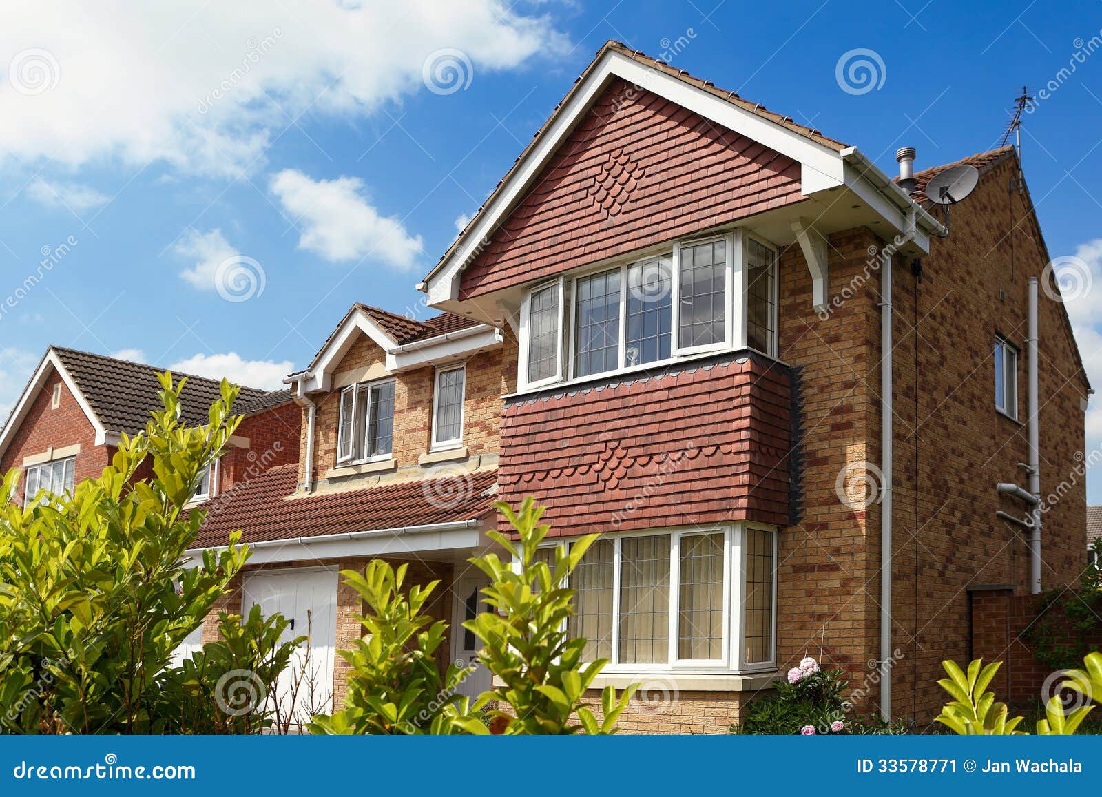 A Typical English Architecture Stock Image - Image of domestic ...