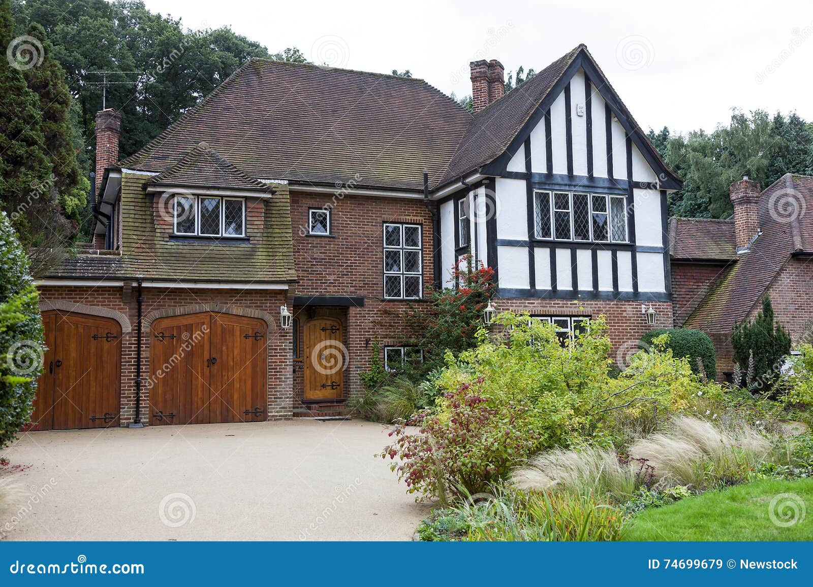 Typical english home stock image. Image of townhouse - 74699679