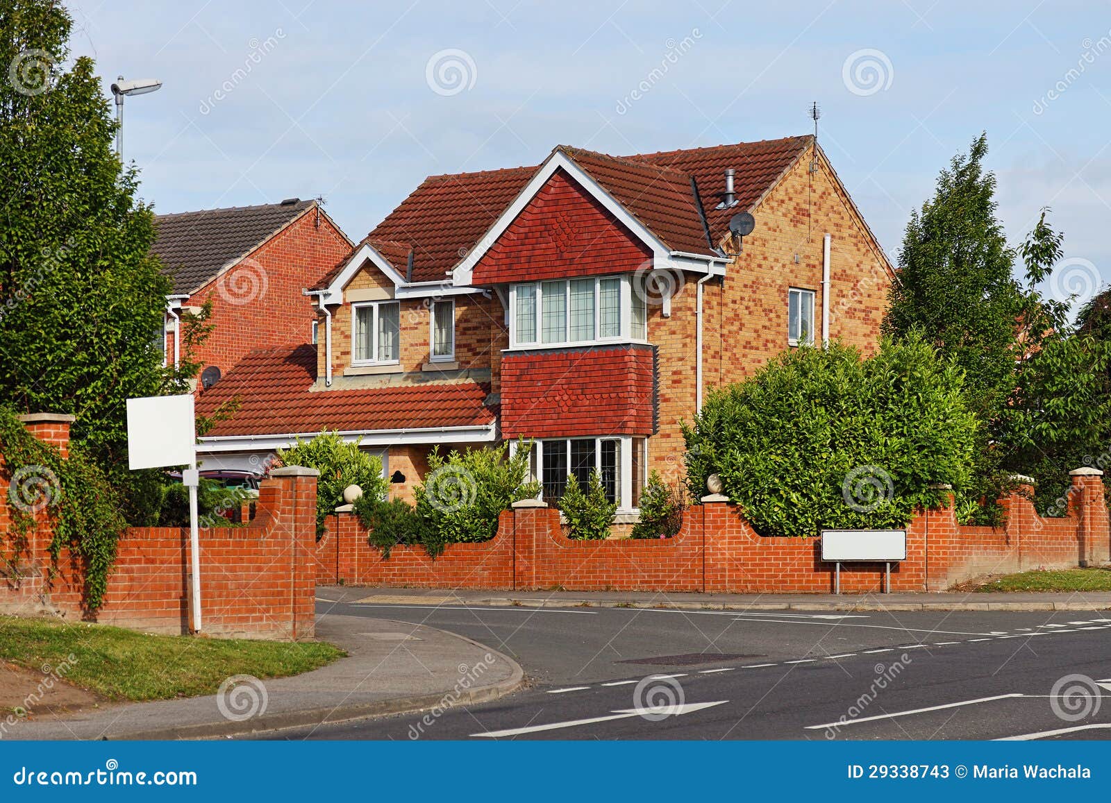 Typical english house stock image. Image of brick, executive - 29338743