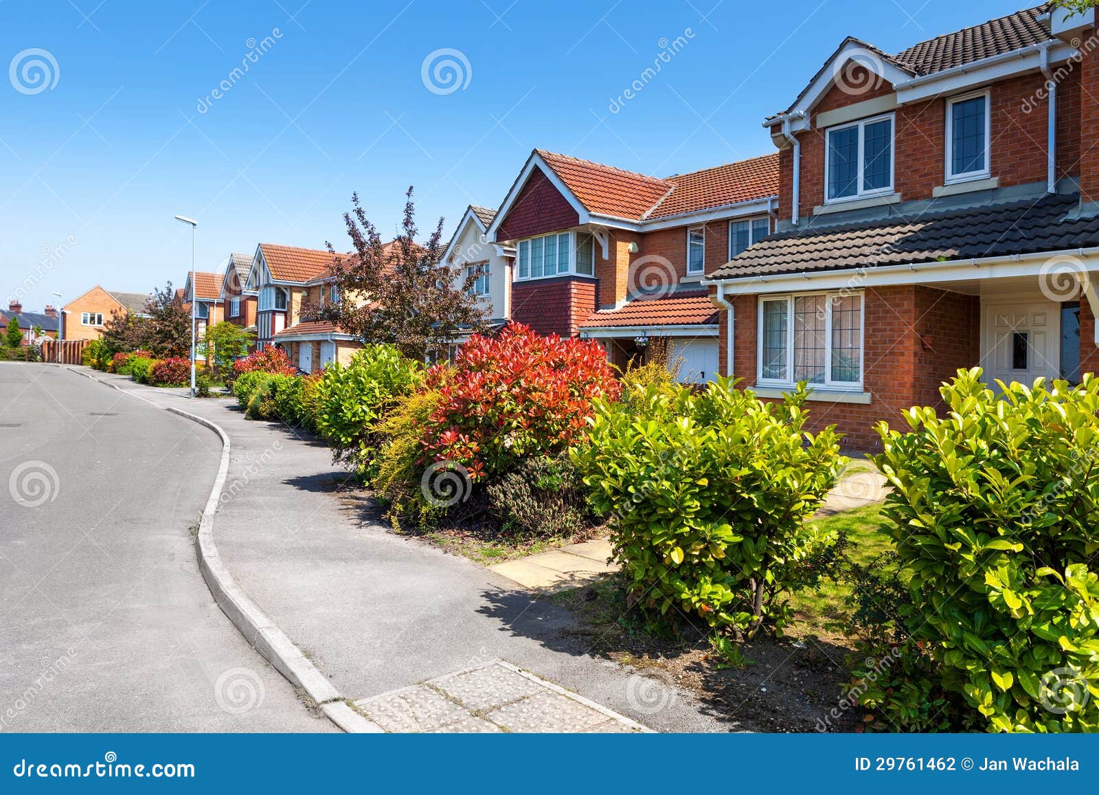 Typical English Street stock photo. Image of door, brick - 29761462