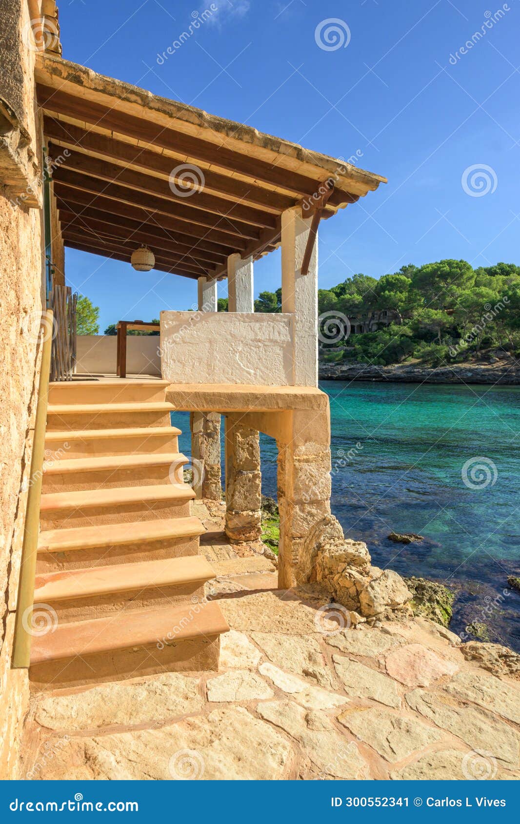Typical Fishermen S Hut in Mallorca Stock Image - Image of woman ...