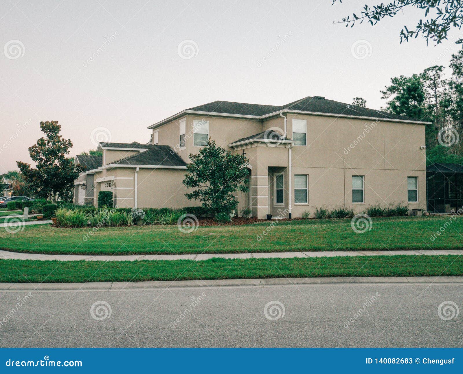 A typical Florida house stock image. Image of bulb, film - 140082683