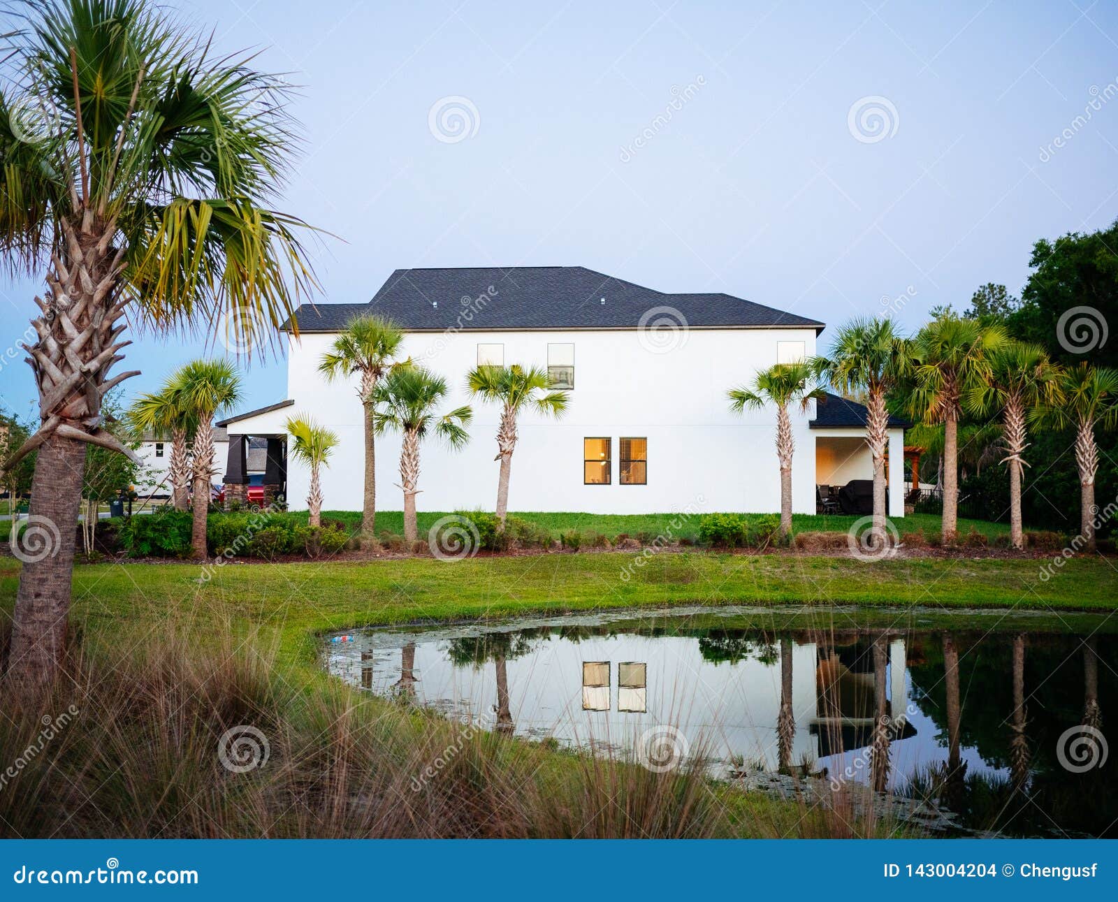 A typical Florida house stock photo. Image of city, house - 143004204