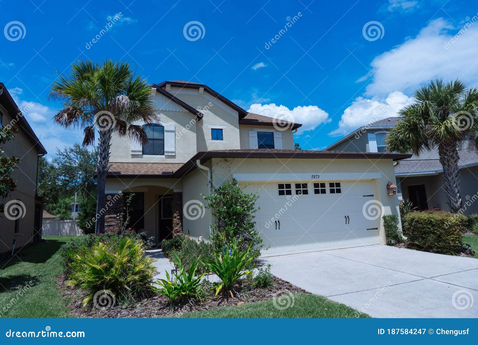 A typical Florida house editorial photography. Image of landmark ...