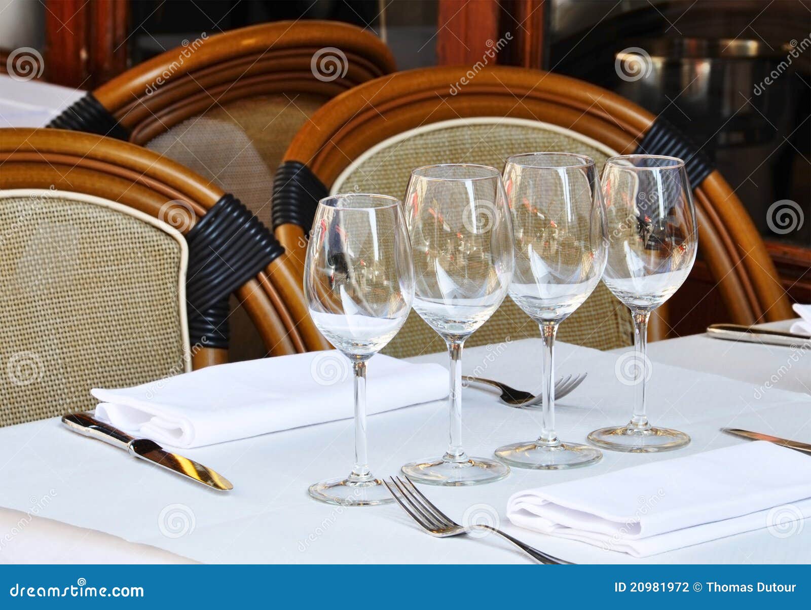Typical French bistro stock photo. Image of empty, menu - 20981972