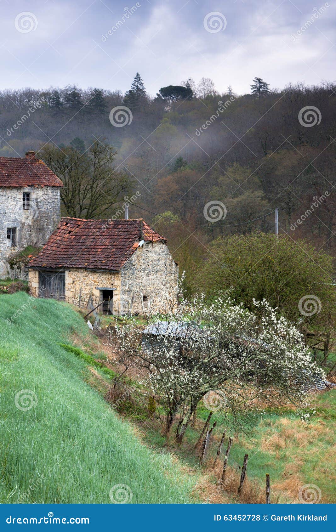 Typical French farmyard stock photo. Image of farm, countryside - 63452728