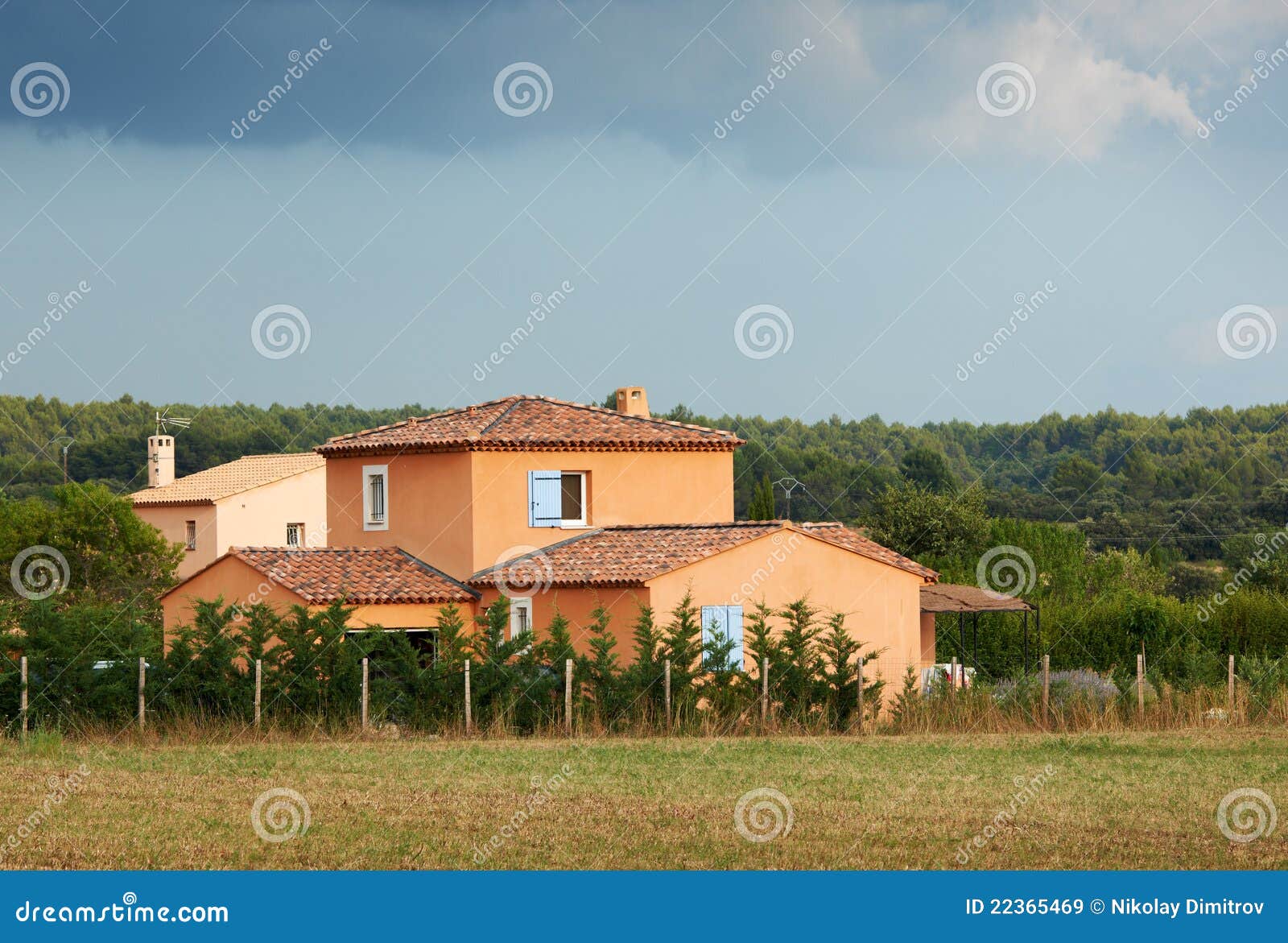 Typical French Provence House Stock Image - Image of farm, paca: 22365469
