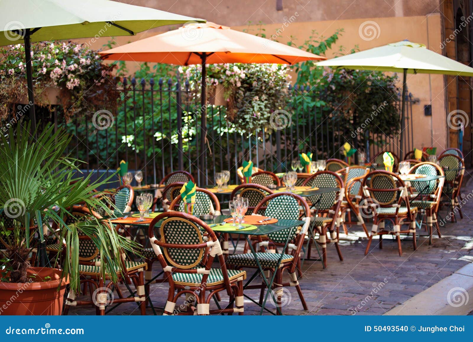 Typical French Restaurant Scene Stock Photo - Image of travel ...