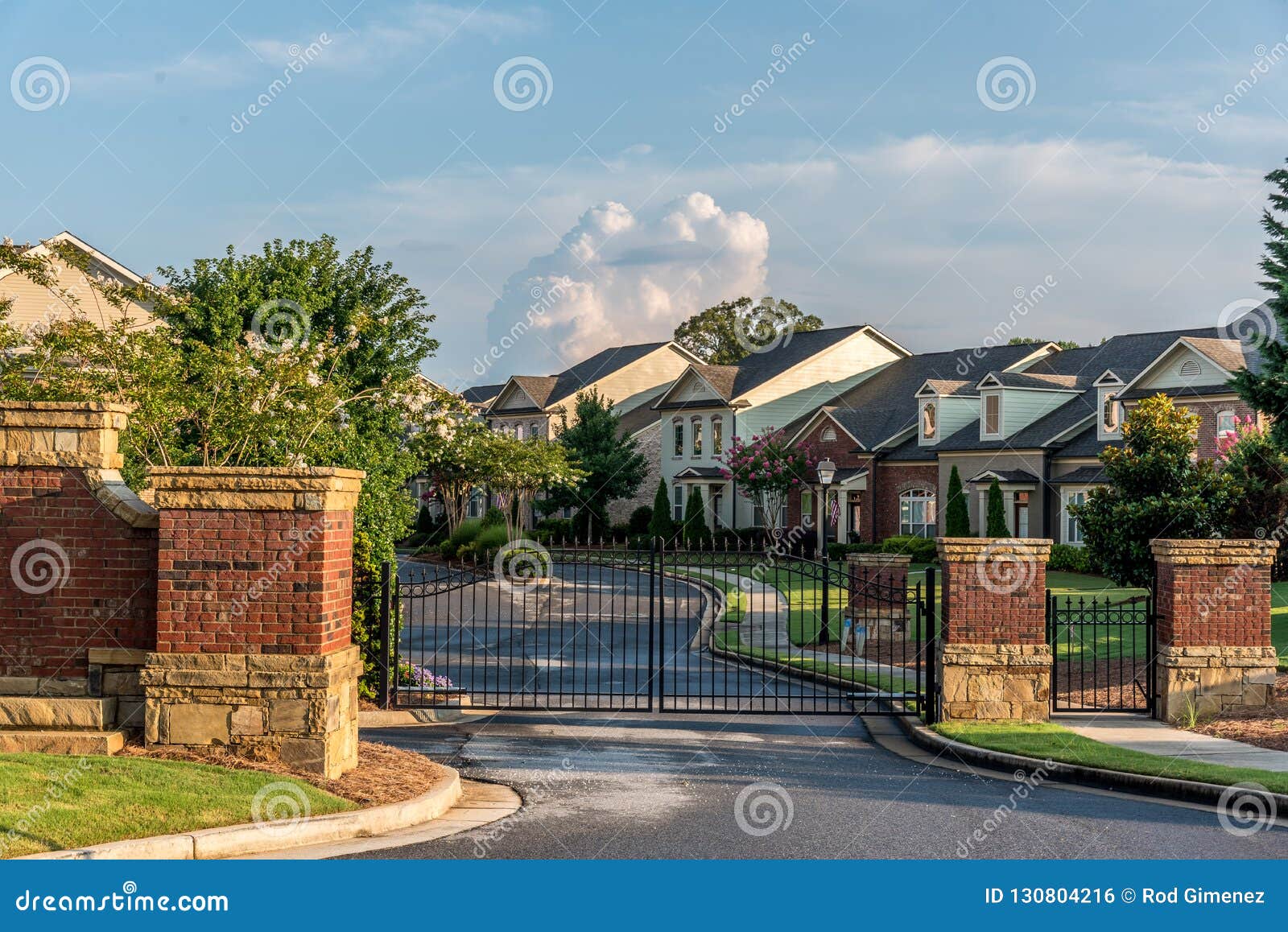 Gated Community Stock Photography | CartoonDealer.com #87457262 Gated Community Stock Photography | CartoonDealer.com #87457262