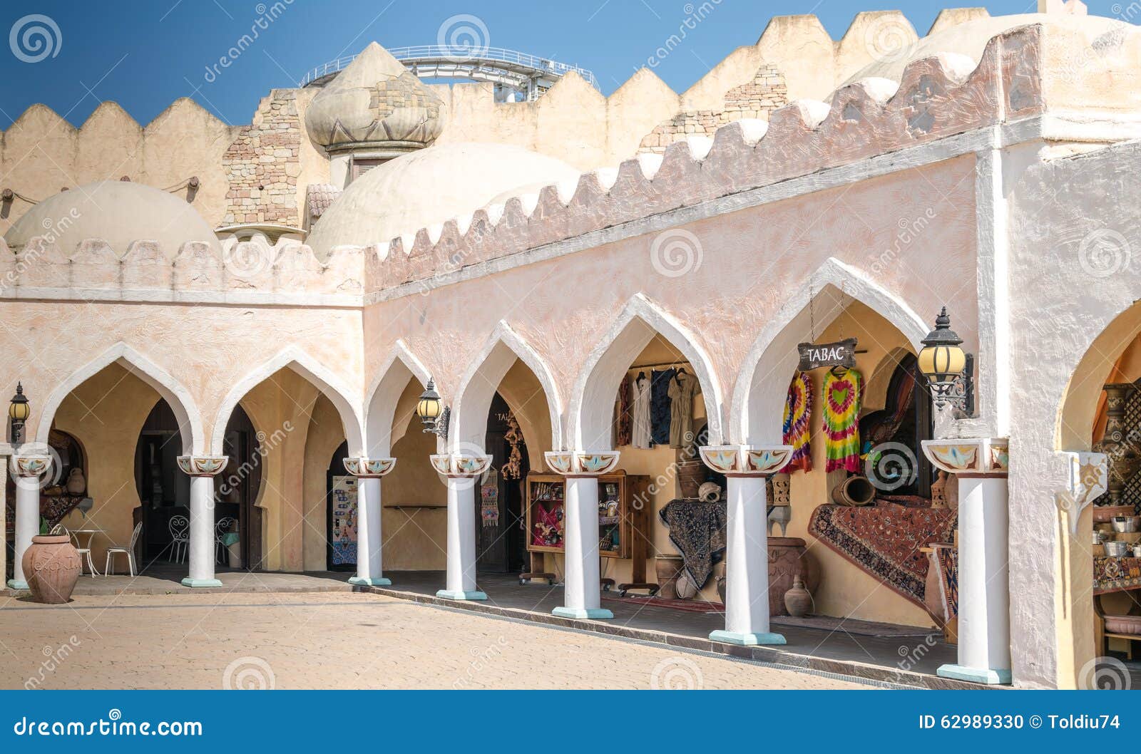 Typical Geometry of the Arabic Architecture. Stock Photo - Image of ...