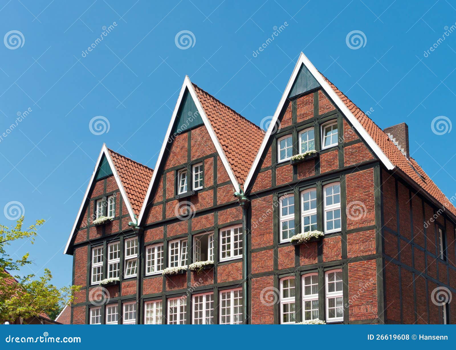 Typical German houses stock photo. Image of hotel, woodwork - 26619608