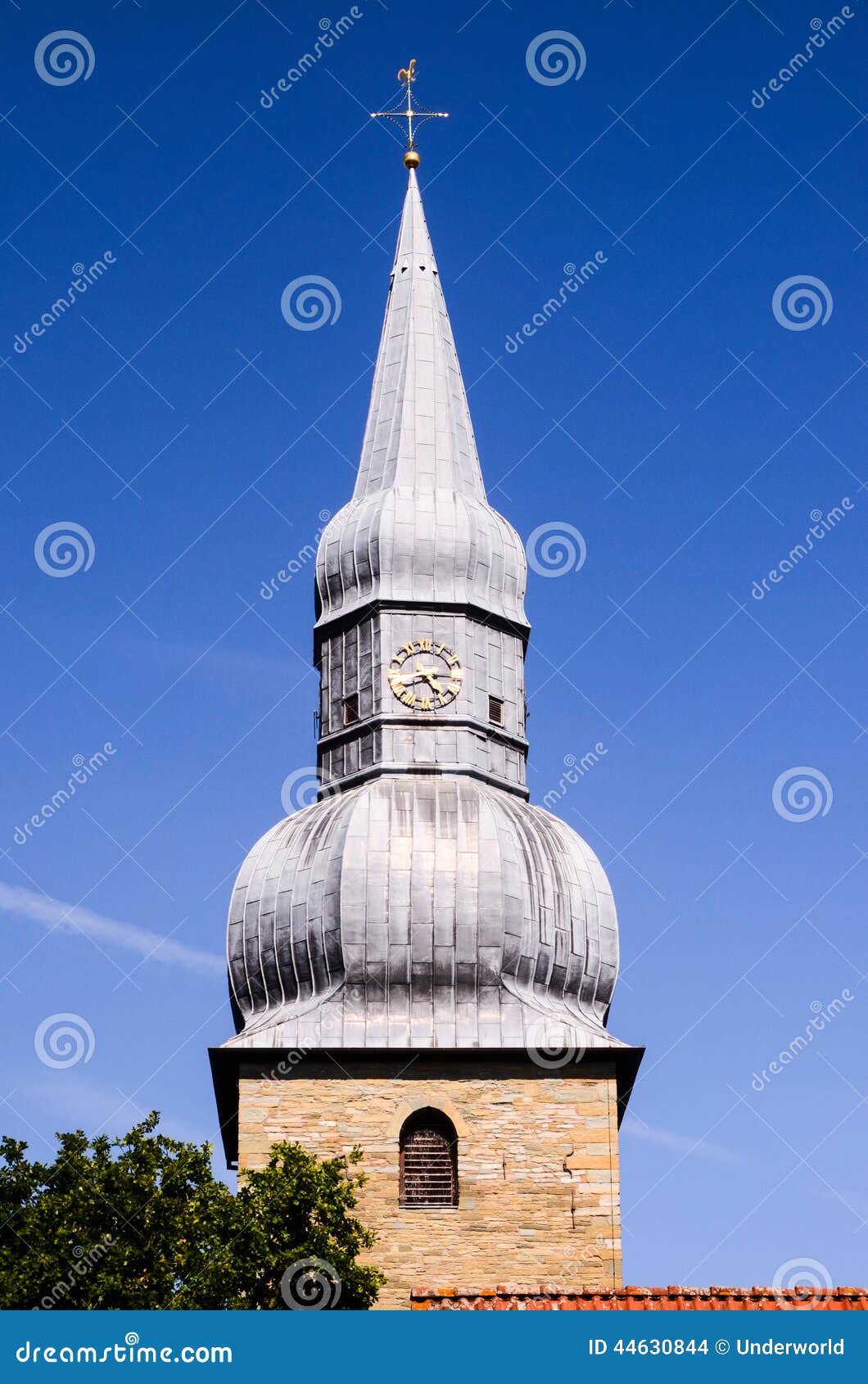 Typical Gothic Belfry Church Tower Stock Photo - Image of cathedral ...
