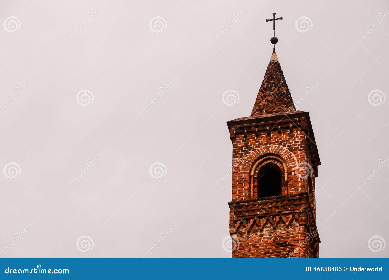Typical Gothic Belfry Church Tower Stock Photo - Image of bell, tower ...