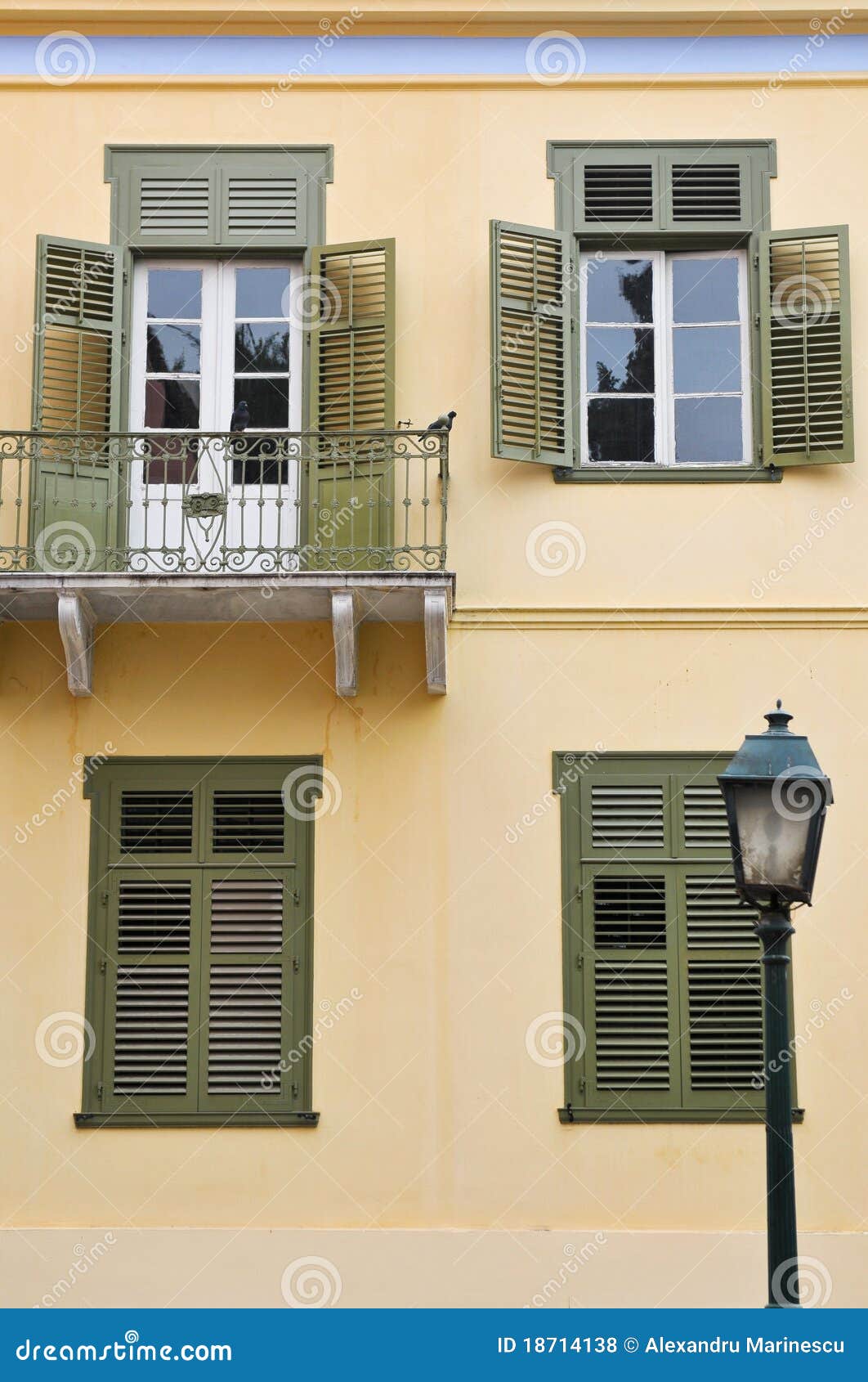 Typical Greek Facade Picture. Image: 18714138