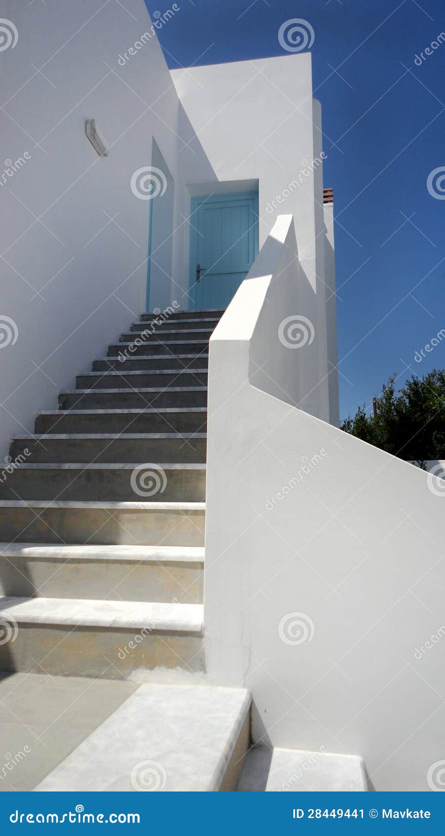 Typical Greek House in Santorini Stock Image - Image of greek, clear ...