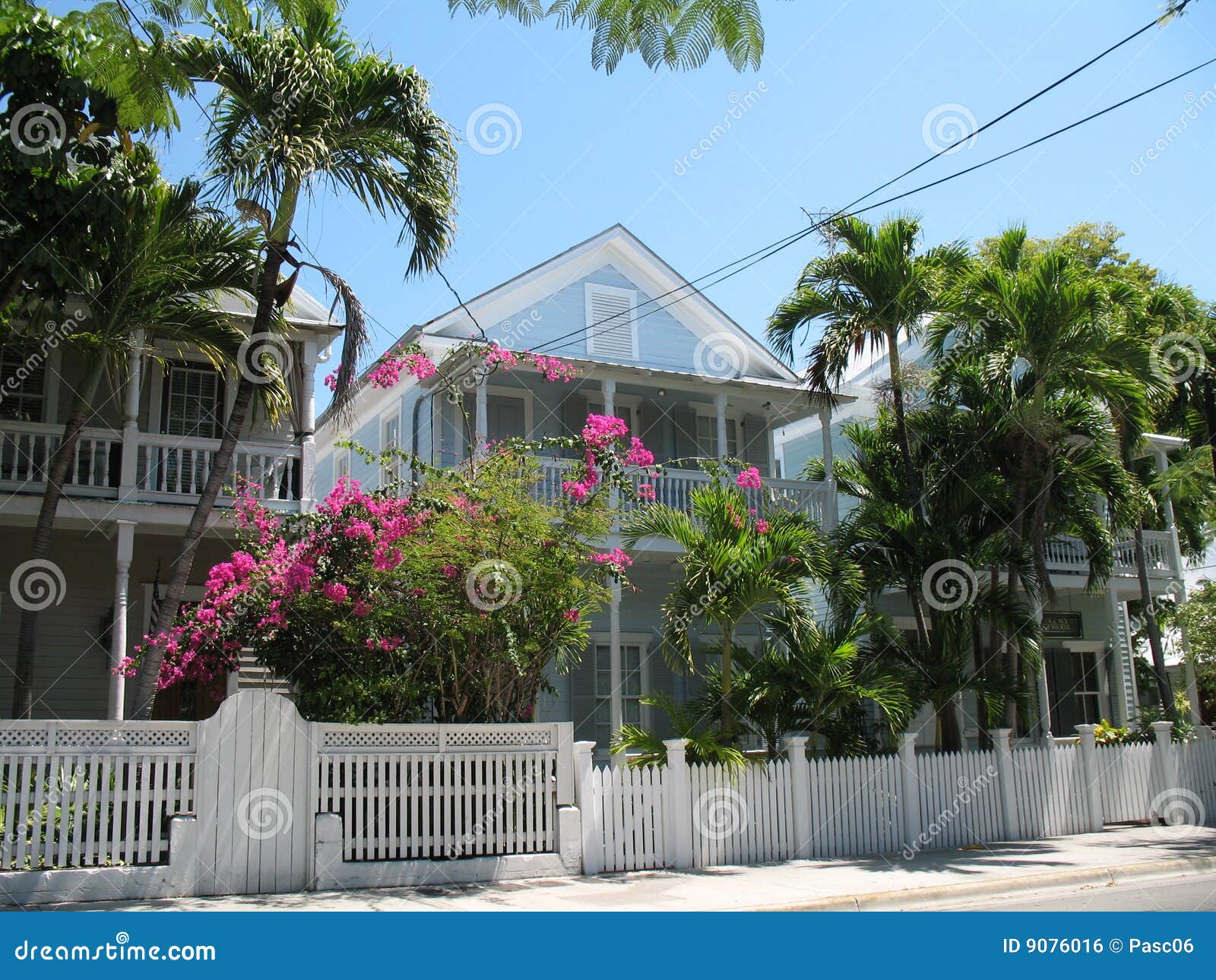 Typical Home Architecture Key West Florida Stock Photo - Image of keys ...