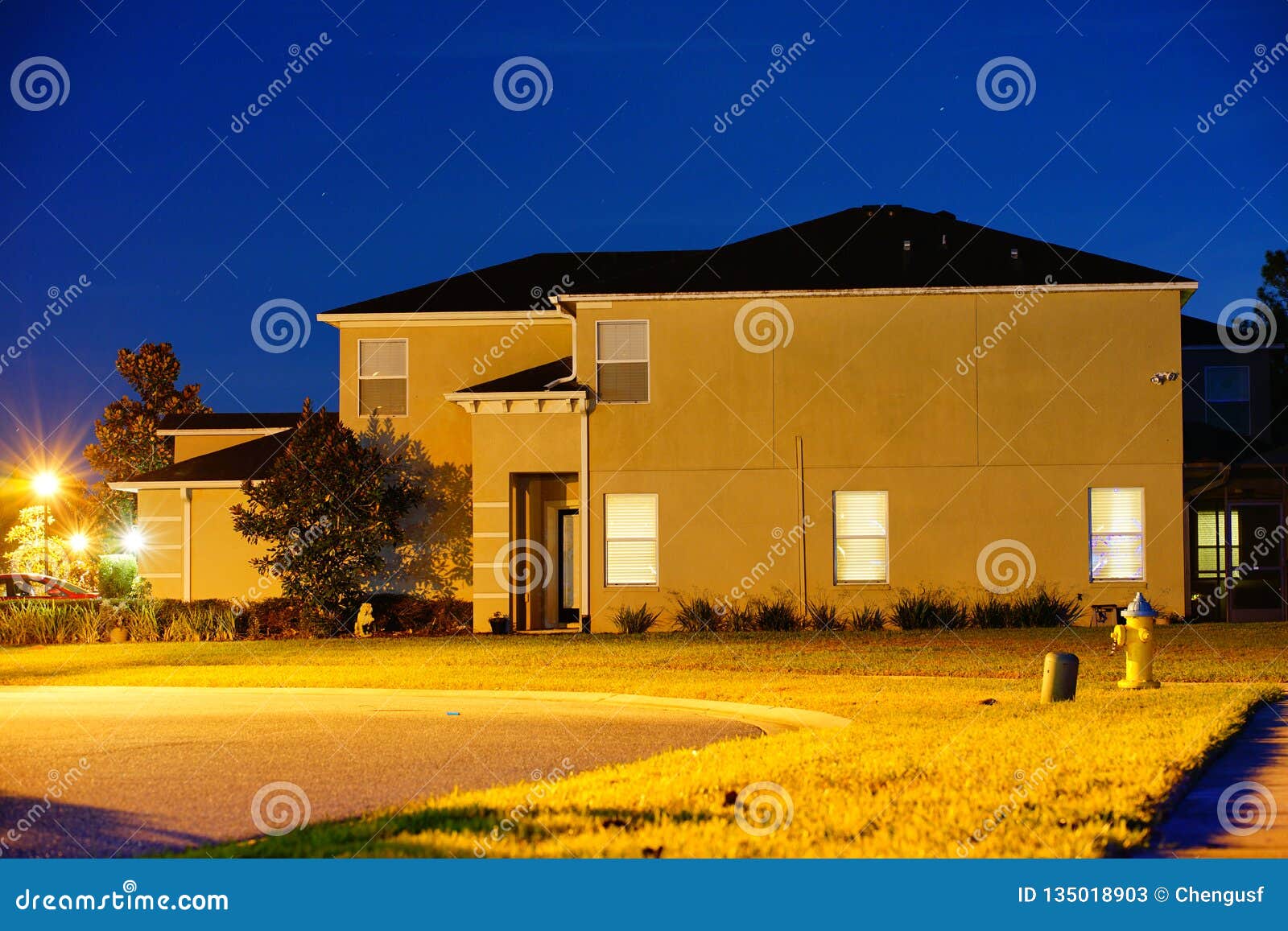 A Typical House In Florida Stock Image Image Of Architecture 135018903