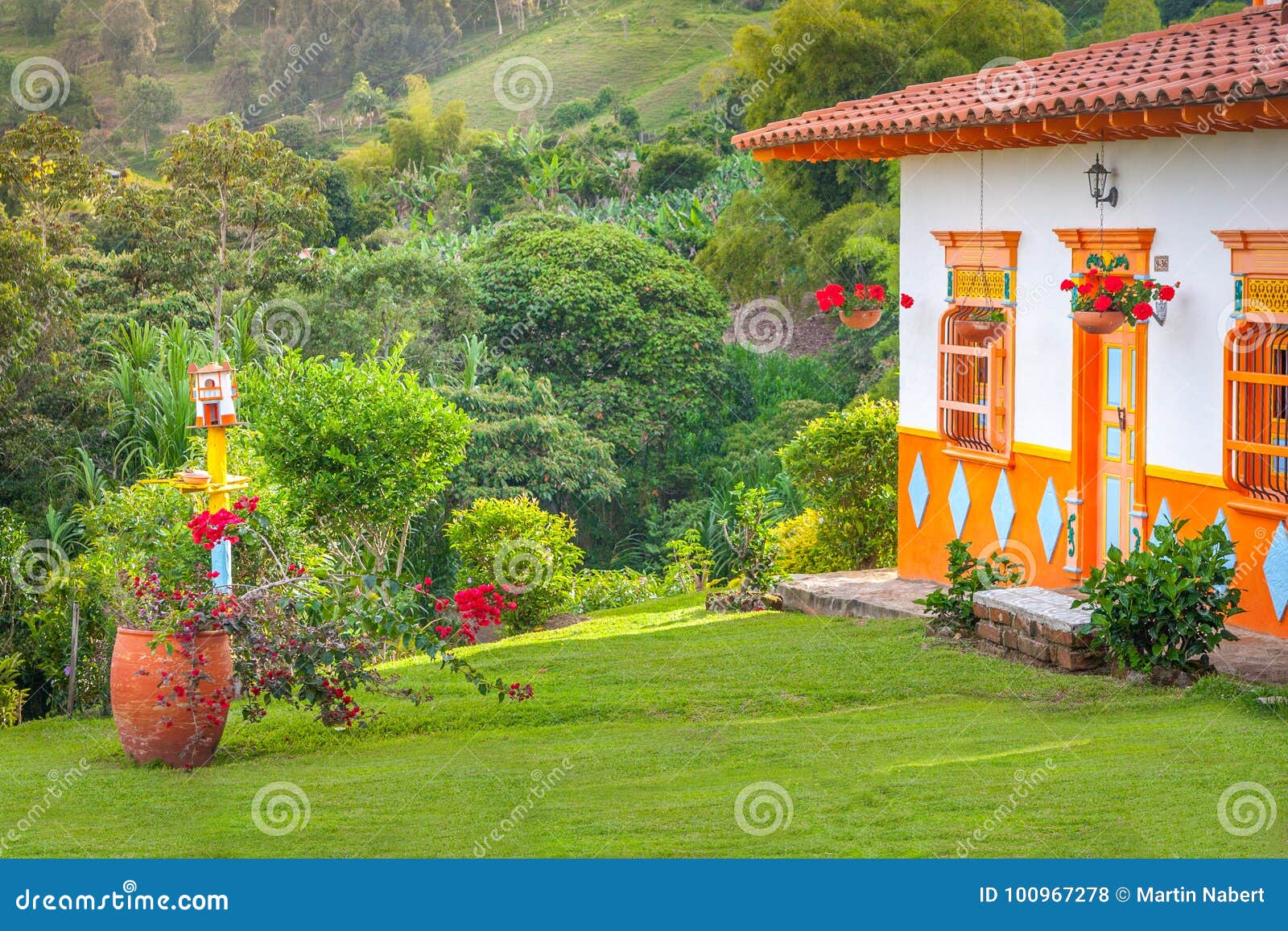 Typical House in Jerico Colombia Editorial Stock Photo - Image of ...