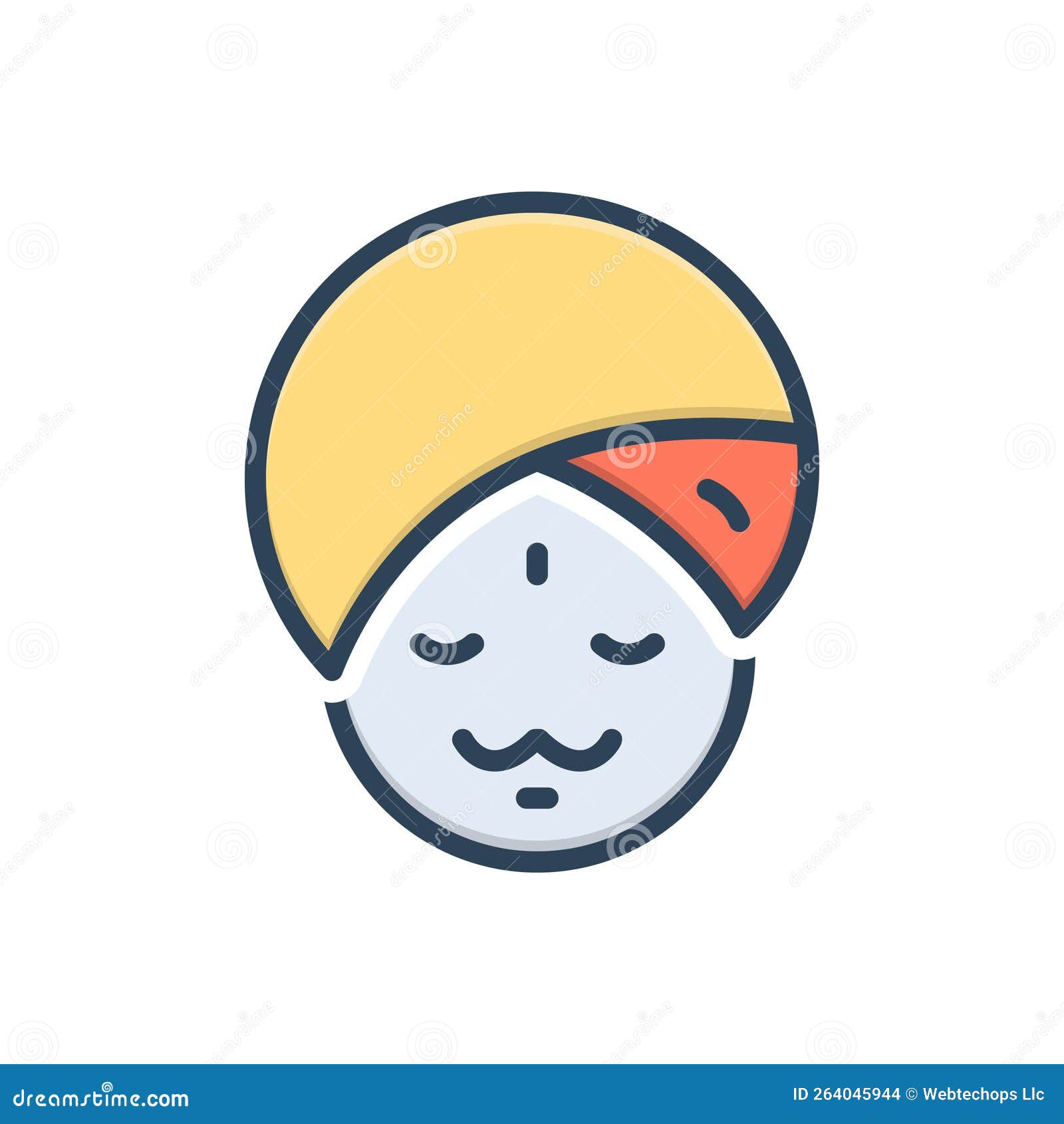 Color Illustration Icon for Typical, Guru and Man Stock Vector ...