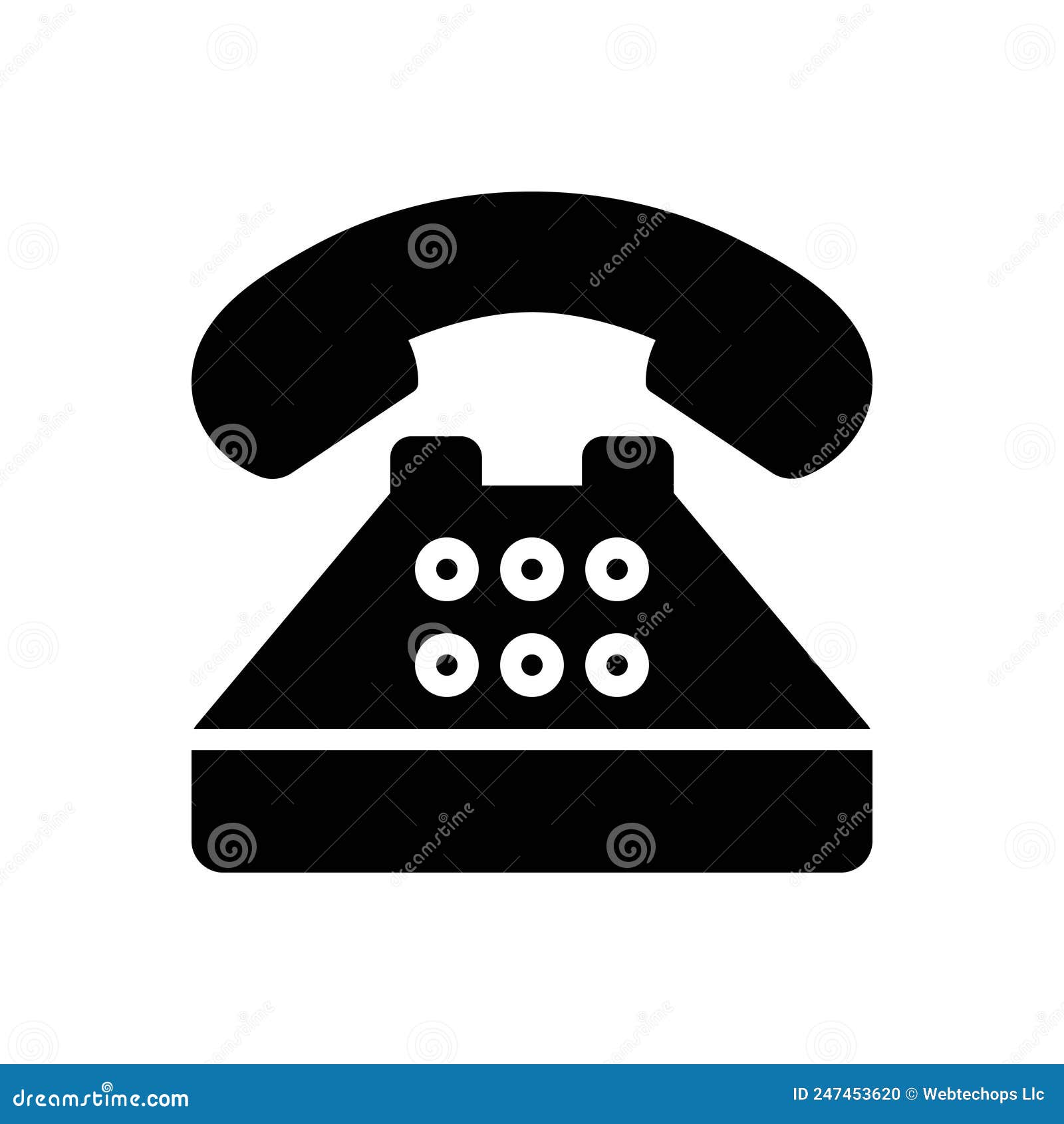 Black Solid Icon for Typical, Regular and Generally Stock Illustration ...