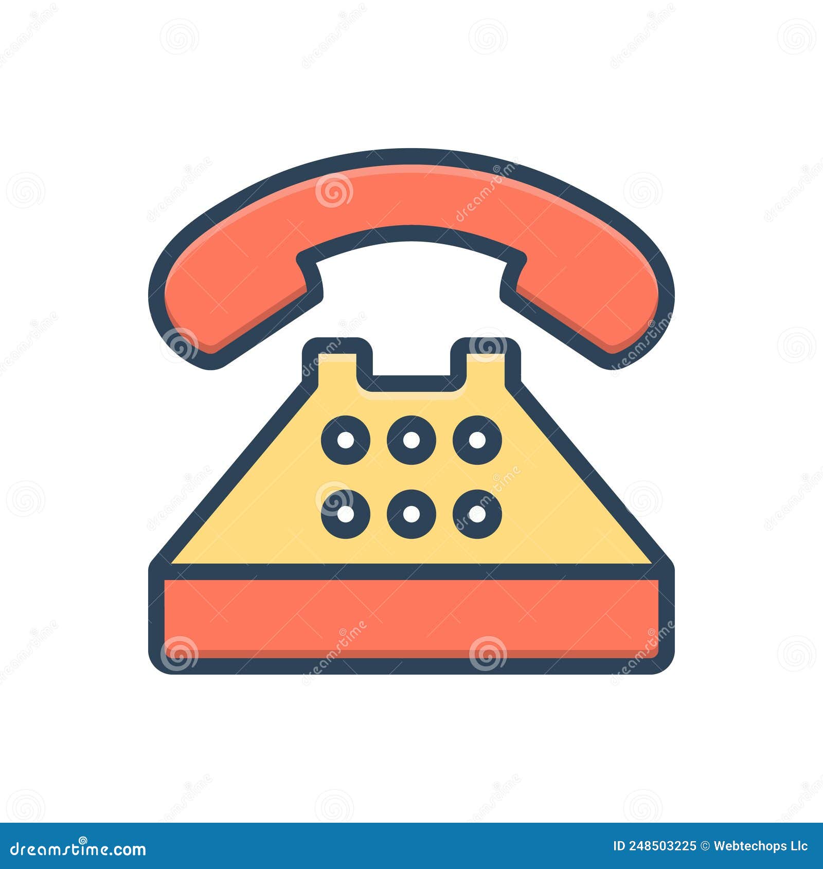 Color Illustration Icon for Typical, Regular and Generally Stock ...