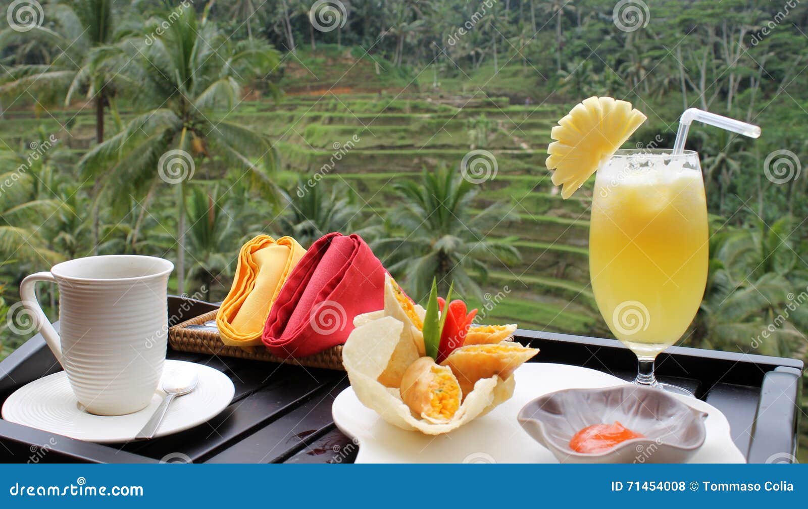 Typical Indonesian Breakfast Stock Photo - Image of restaurant, food ...