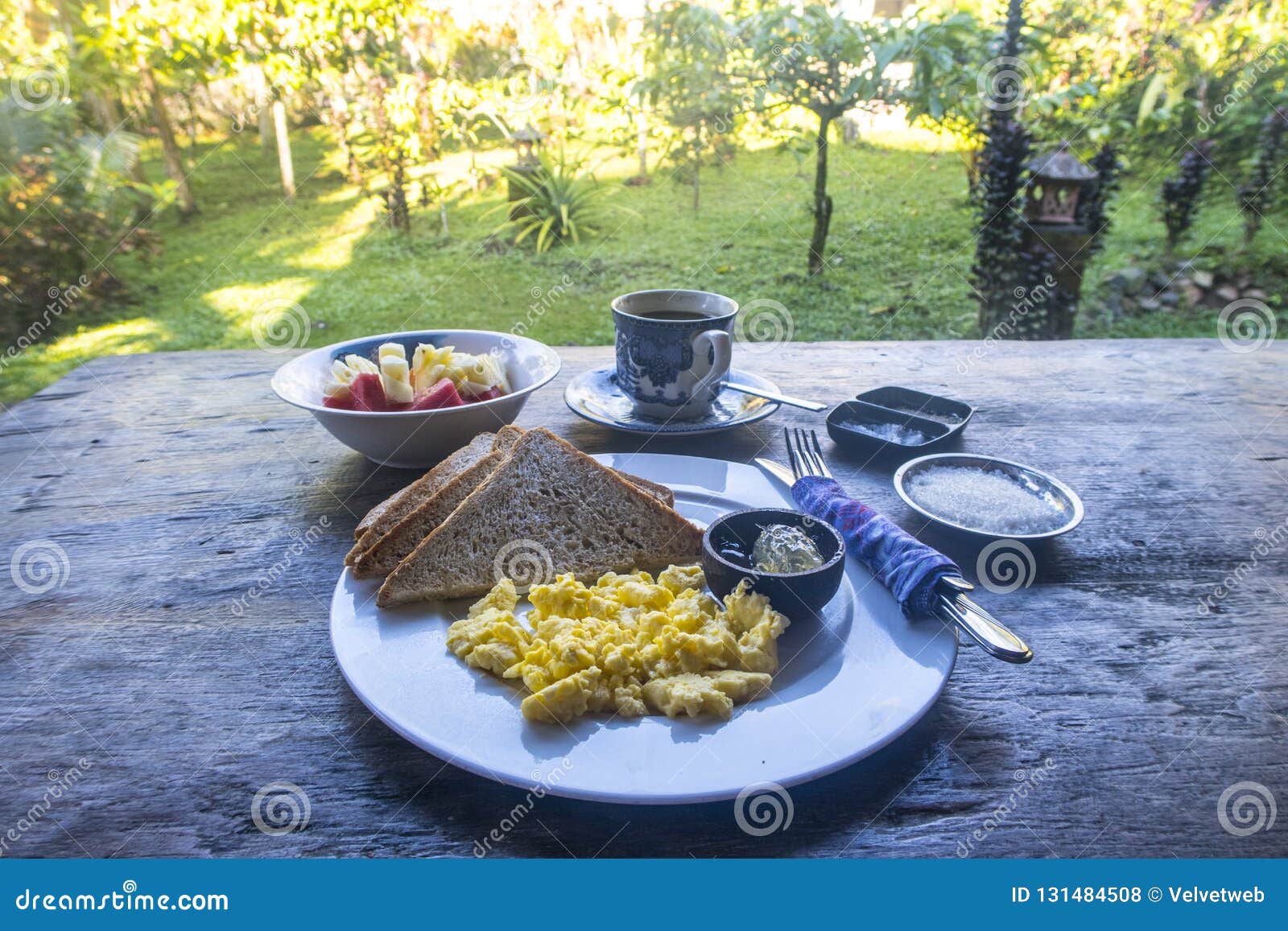 Typical Indonesian Breakfast Stock Photo - Image of meal, indonesian ...