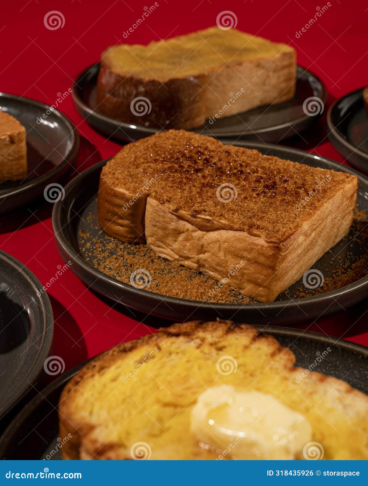 Typical Indonesian Steamed Bread and Toast with Various Fillings Stock ...