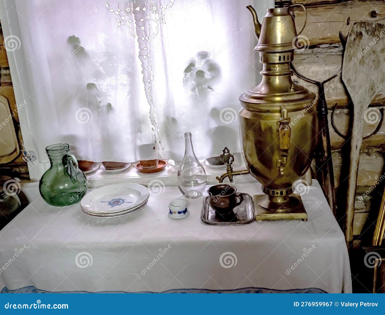 Typical Interior of a Peasant House Kitchen Stock Image - Image of ...