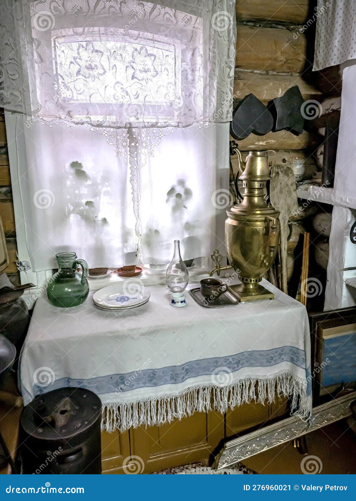 Typical Interior of a Peasant House Kitchen Stock Image - Image of ...