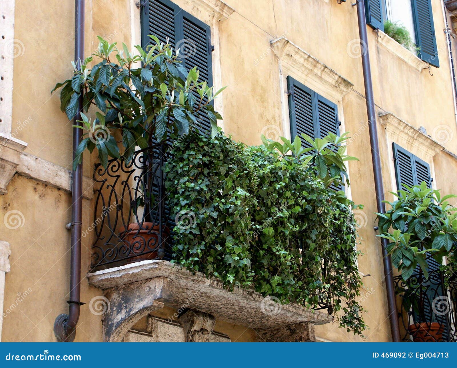 Typical Italian balcony stock photo. Image of journeys - 469092
