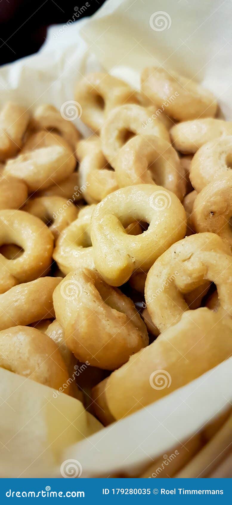 Typical Italian Dry Snacks Called Taralli Stock Image - Image of ...