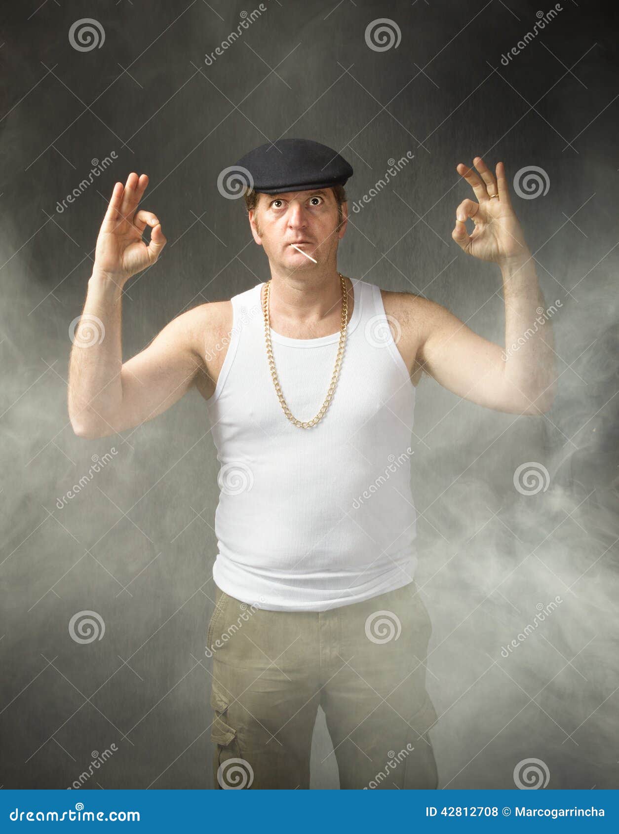 Typical Italian Man Zen Style Stock Photo - Image of killer, character ...