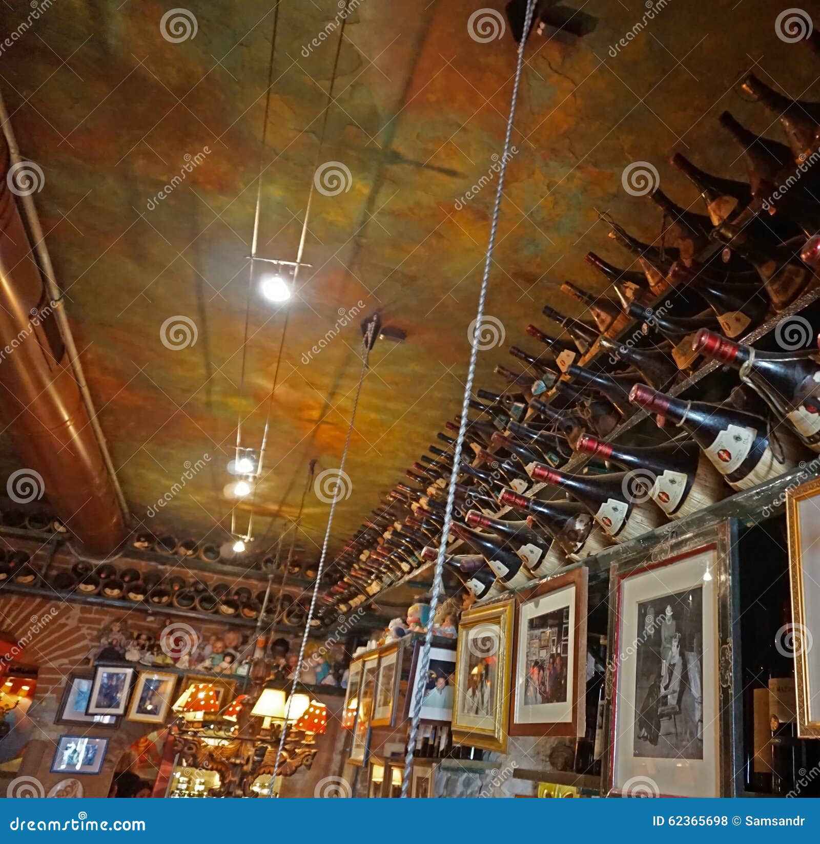 Typical Italian Restaurant, Florence Editorial Stock Photo - Image of ...