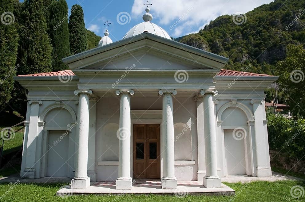 Typical Italian Small Church Stock Photo - Image of street, palladio ...
