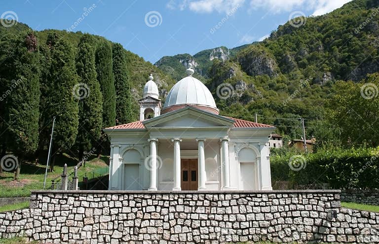 Typical Italian Small Church Stock Photo - Image of spiritual, bell ...