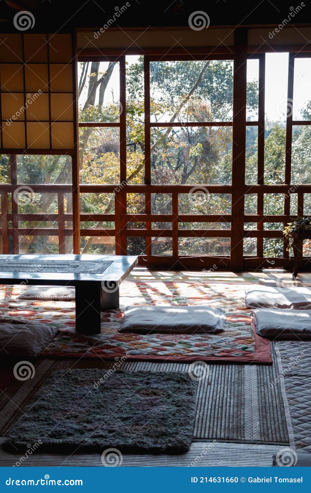 Typical Japan Spiritual Space with Nature Quiet Views Stock Photo ...