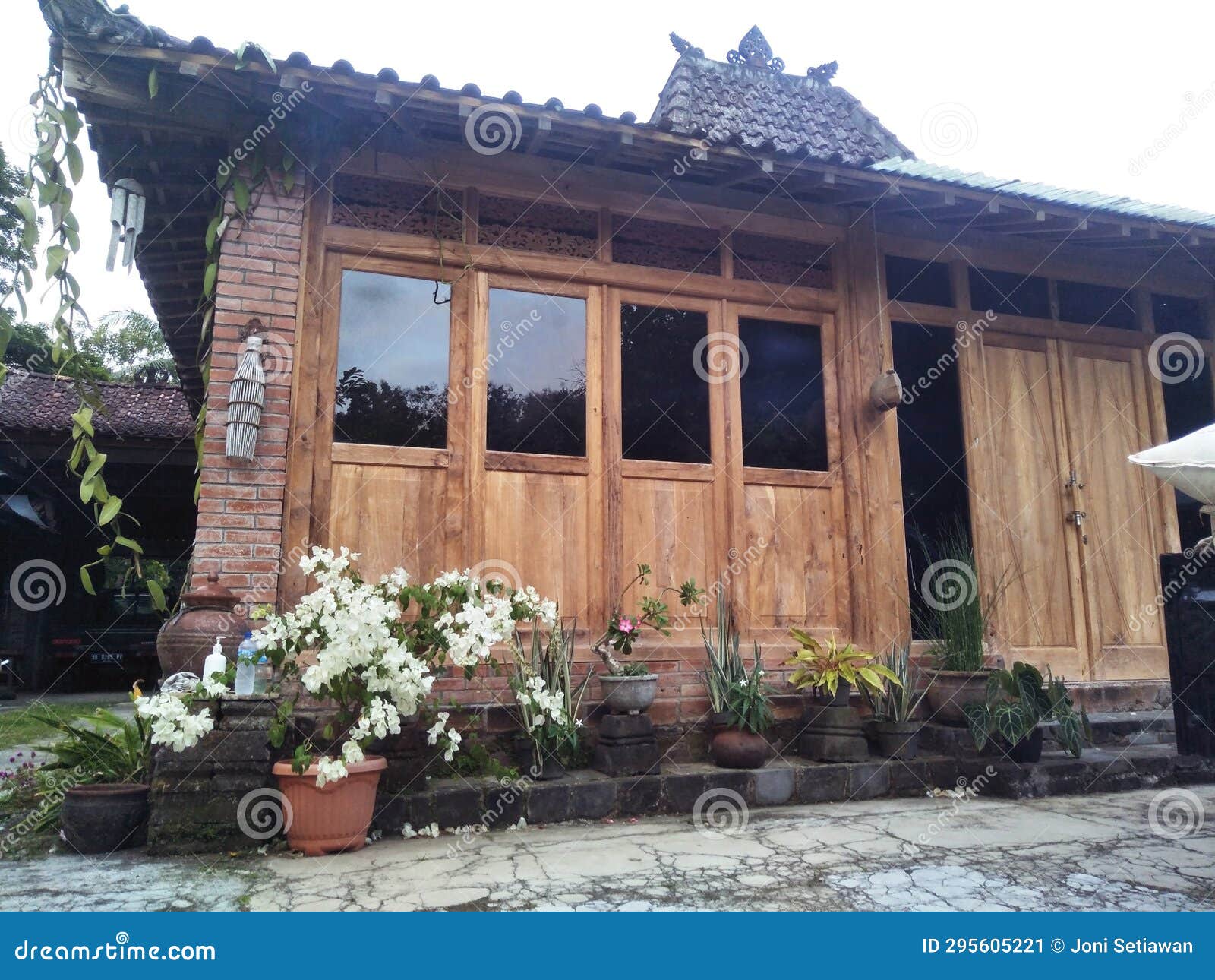 Typical Javanese Antique House in Indonesia Stock Image - Image of ...